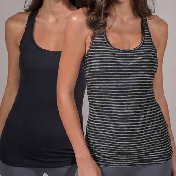 90 Degree By Reflex | Tops | 9 Degree By Reflex Set Of 2 Racer Back ...